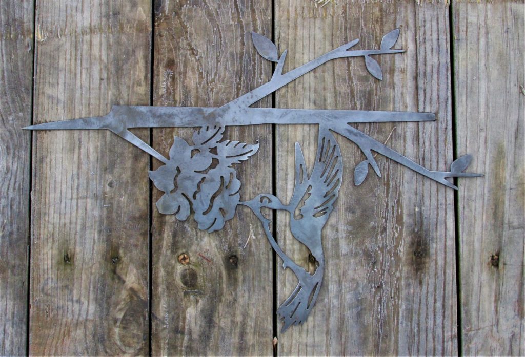 Humming Bird Tree Stake | Remington Steel Works