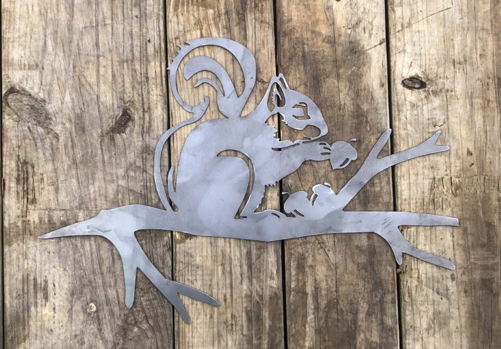 Squirrel Tree Stake | Remington Steel Works